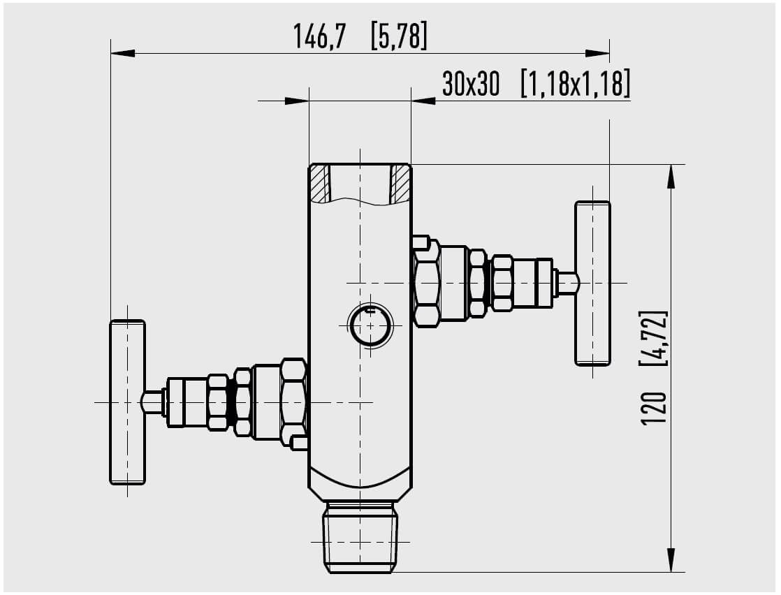 شیر سوزنی (شیر تخلیه) ویکا WIKA مدل IV20 ، IV21 | پیشرو صنعت آزما