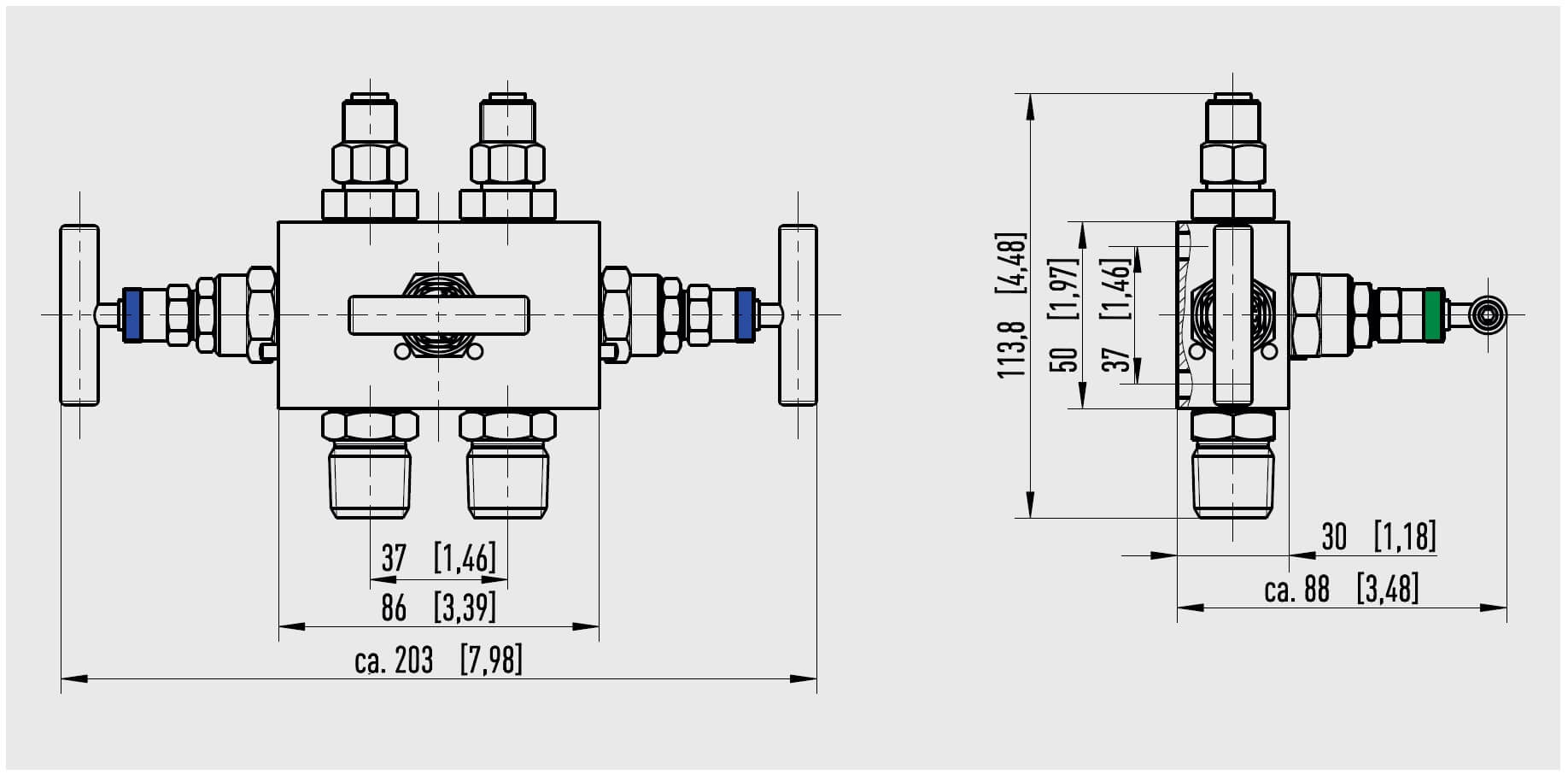 شیر سوزنی (شیر تخلیه) ویکا WIKA مدل IV30 ، IV31 | پیشرو صنعت آزما